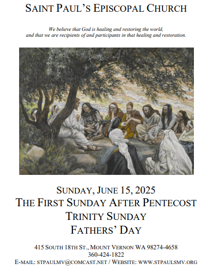 Worship: June 15, 2025 (The First Sunday after Pentecost) | St. Paul's ...